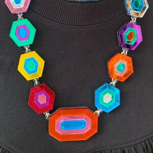 Jewels Necklace, Perspex Jewellery, Plastic Jewellery, Acrylic ...