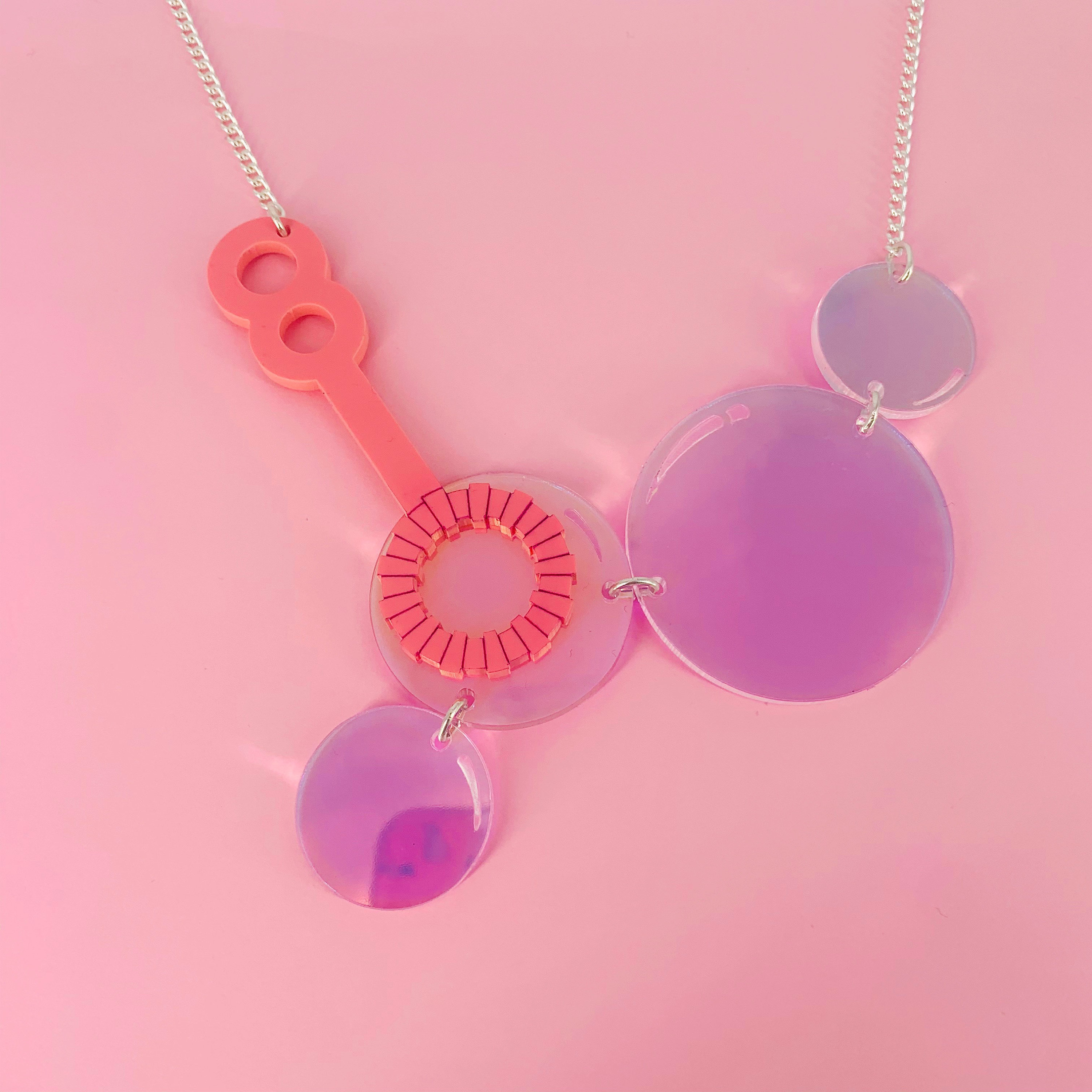 Bubble Necklace, Perspex Jewellery, Plastic Jewellery, Acrylic ...