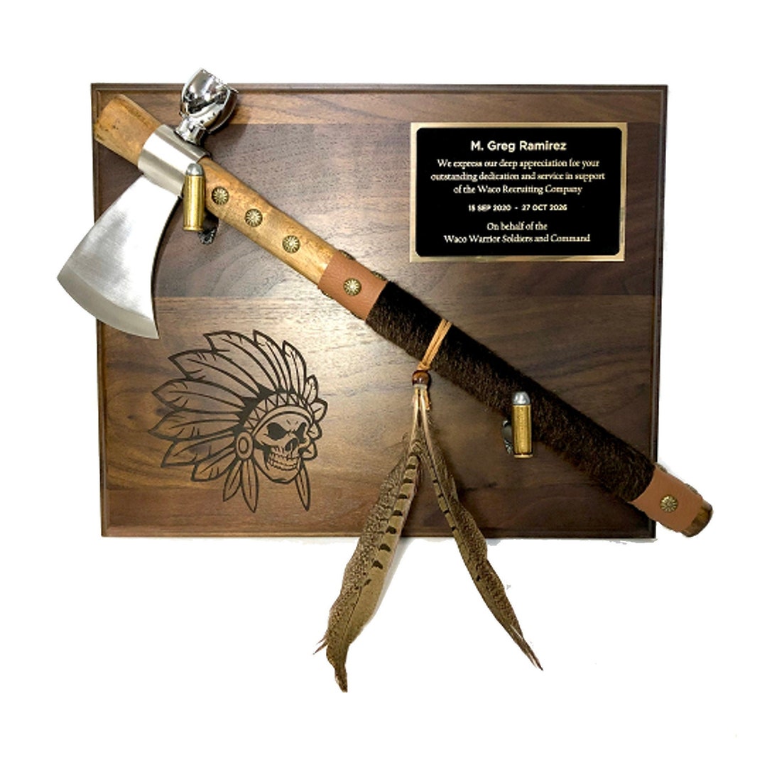 Tomahawk Award Plaque - Etsy
