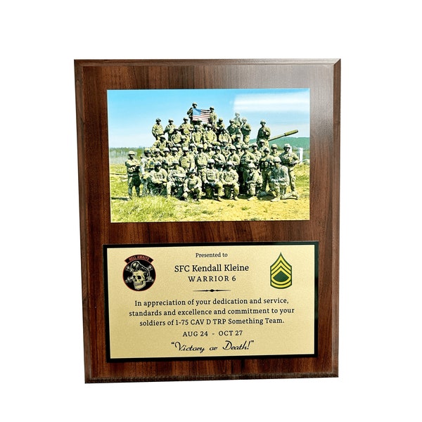 Military Plaque - Etsy