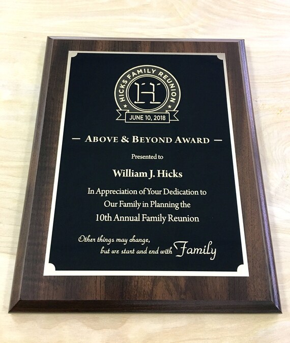 family-reunion-plaque-class-reunion-plaque-etsy