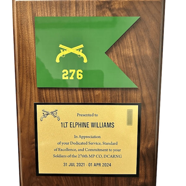 Custom Plaque Military Police - Etsy