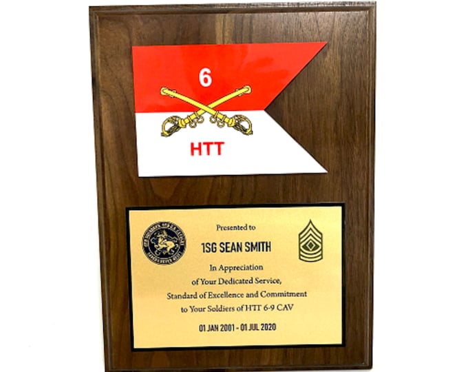 Infantry Replica Guidon Plaque - Etsy