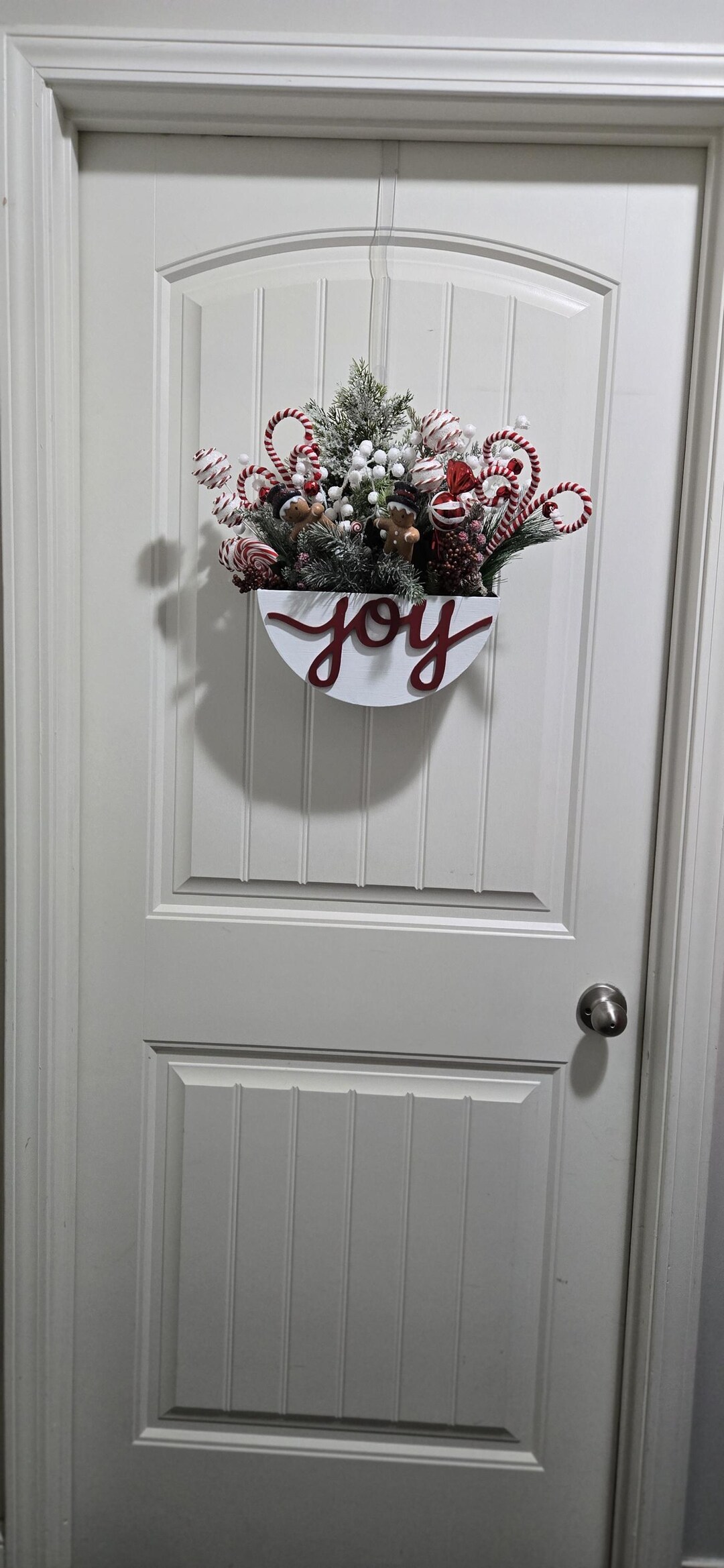 Ginger Bread Man Door Hanher / Wall Decor. Candy Cane Decor, Kitchen ...