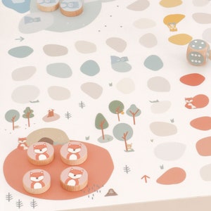 Sticker Game Table IKEA LACK Board Games Dice Game - Etsy UK