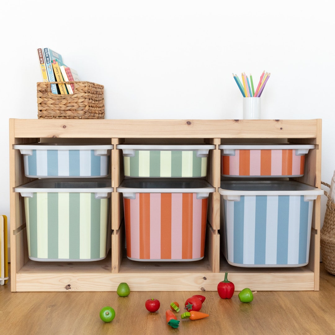 Stickers for IKEA TROFAST Boxes Headboard - Striped Pattern - Etsy UK