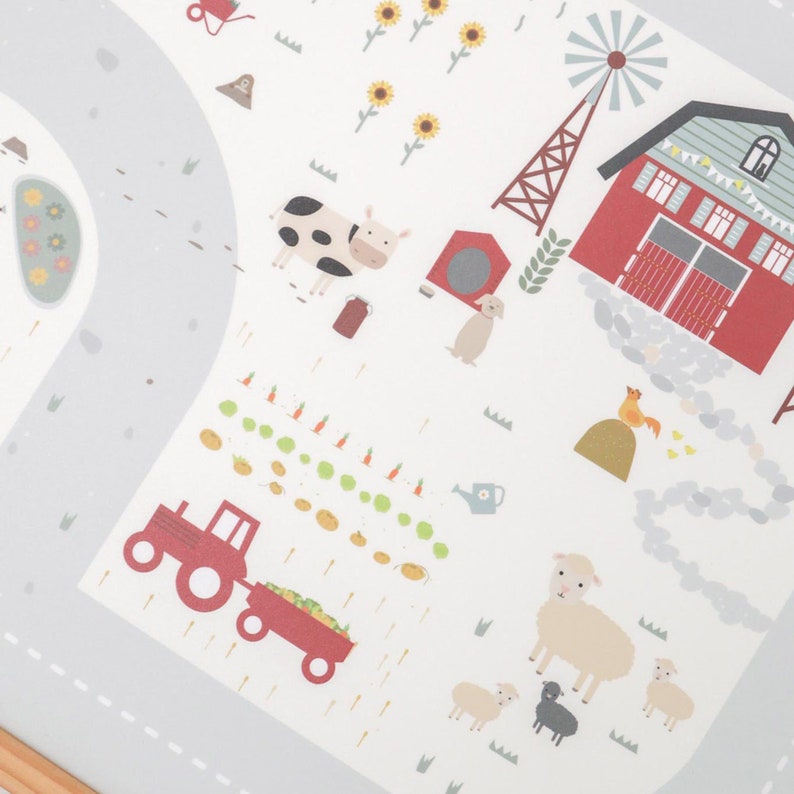 Sticker Farm and Road for IKEA LÄTT - Etsy