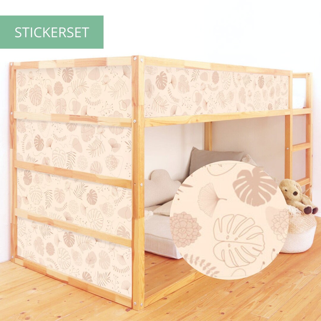 Sticker for IKEA KURA Bed Monstera - Etsy