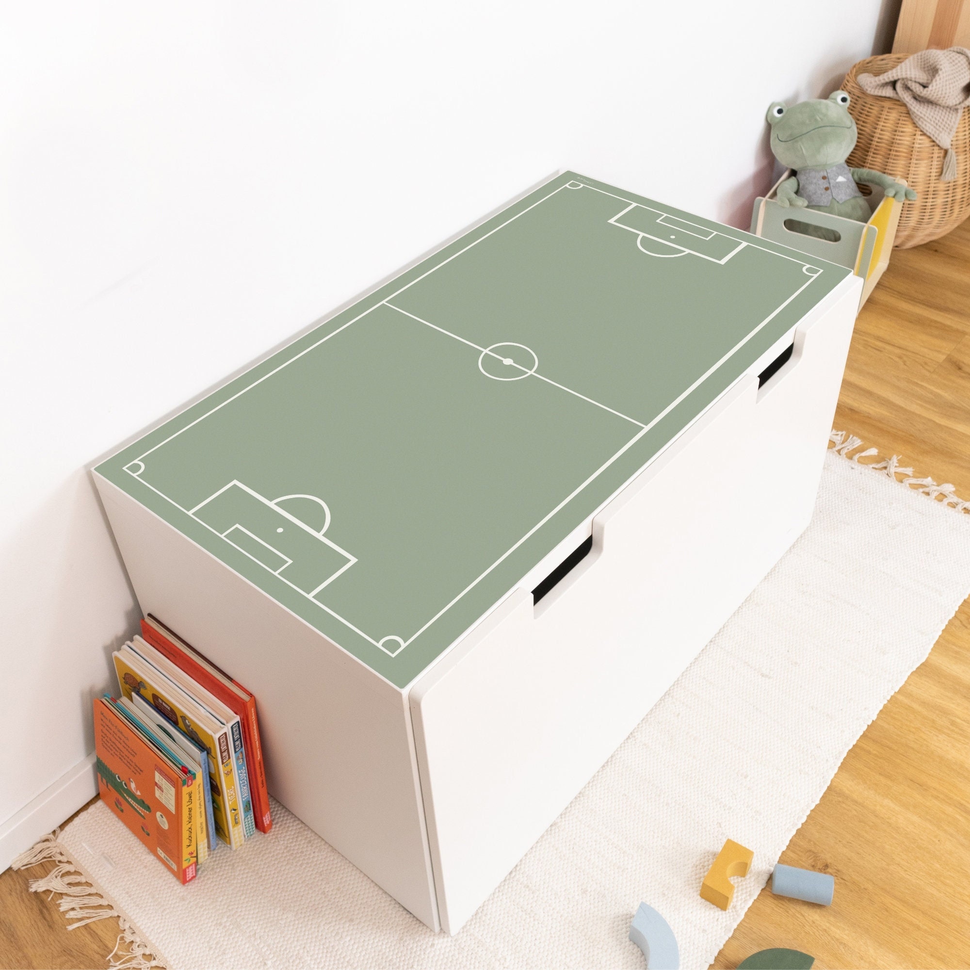 Football Adhesive Film for IKEA STUVA SMASTAD Bench With Box Etsy