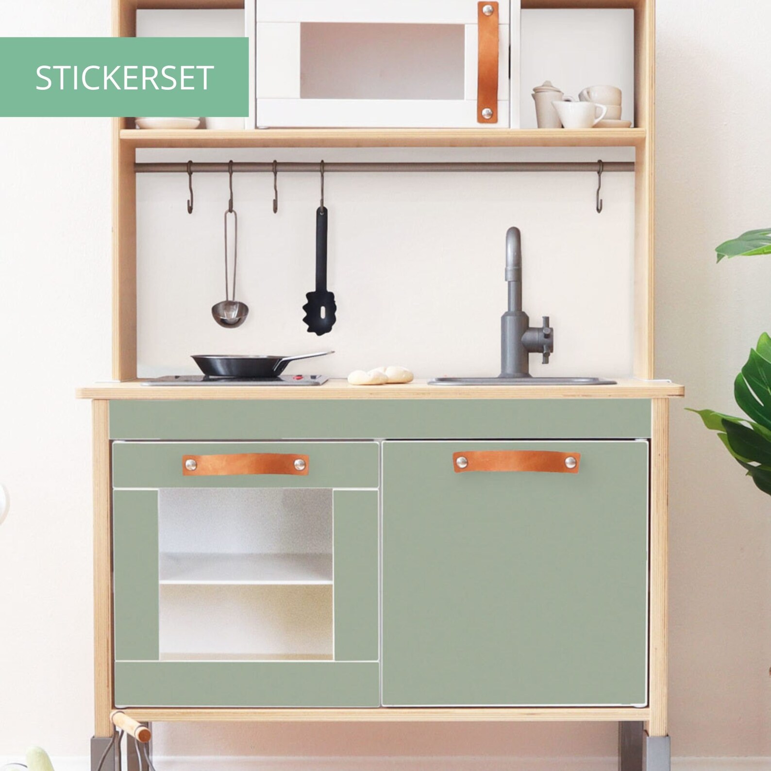 Sticker for IKEA DUKTIG Kids Kitchen Fronts - Green - Etsy