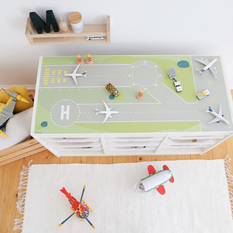 Airport decal airport stickers airport runway airplane toy | Etsy