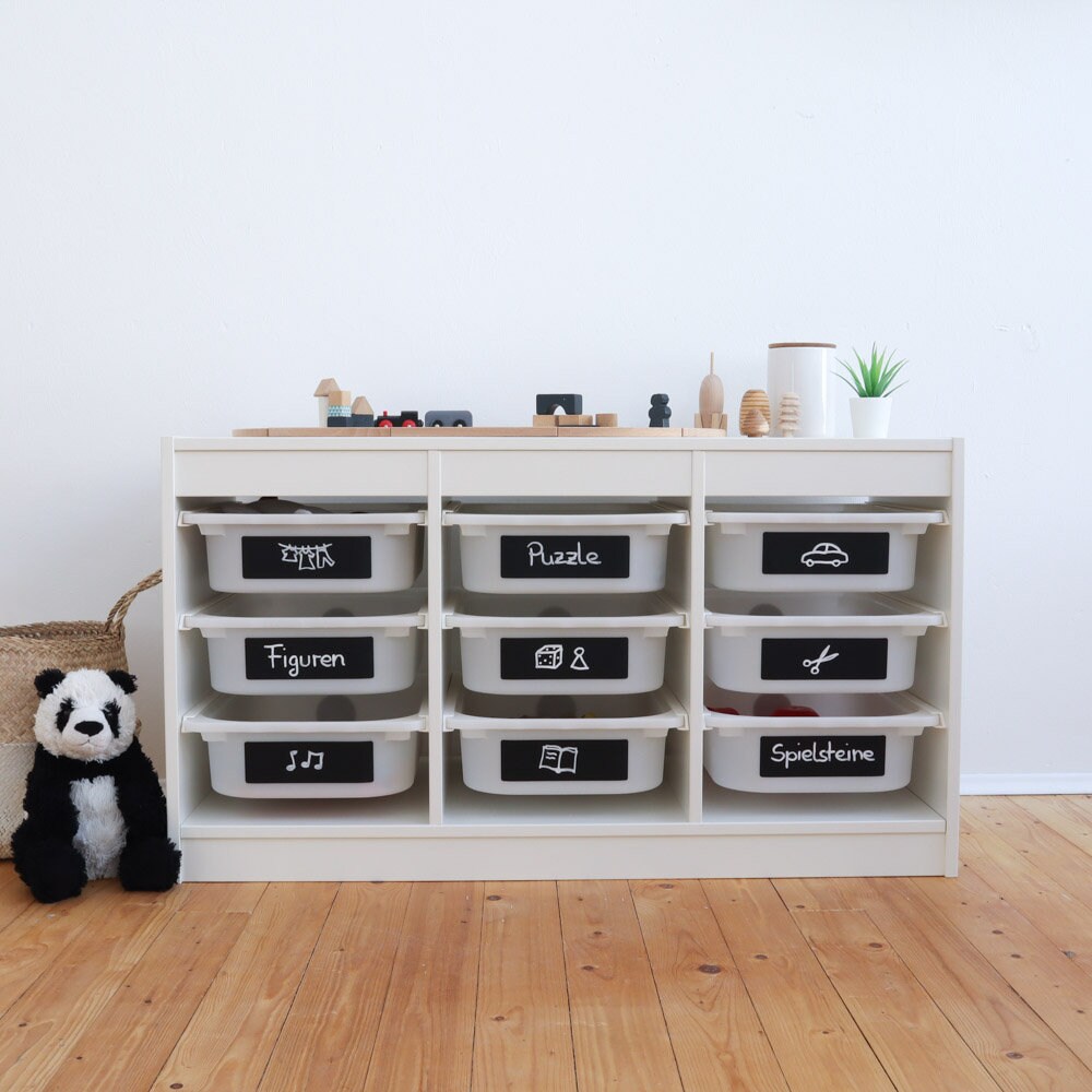 Blackboard Sticker Nursery Box Sticker Nursery Storage | Etsy