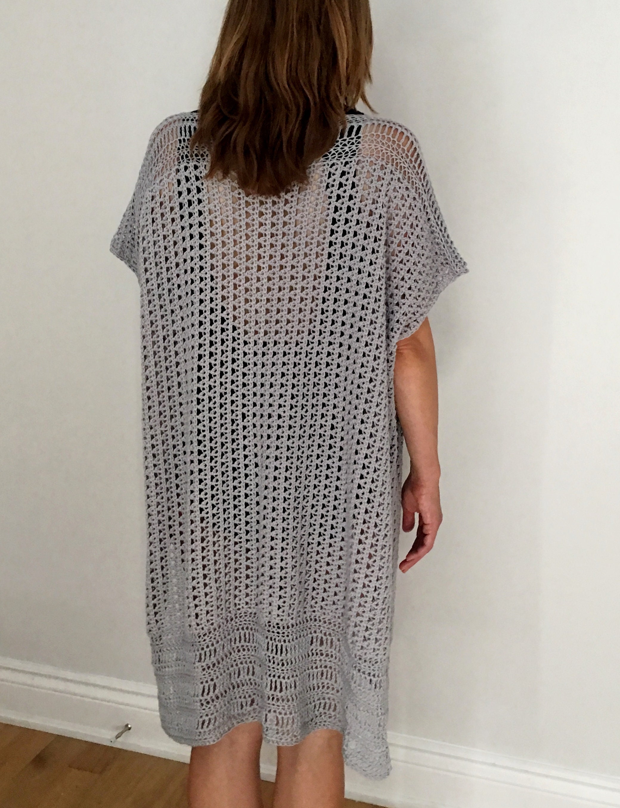 Bathing Suit Cover-up Crochet PATTERN Crochet Beach Cover up - Etsy