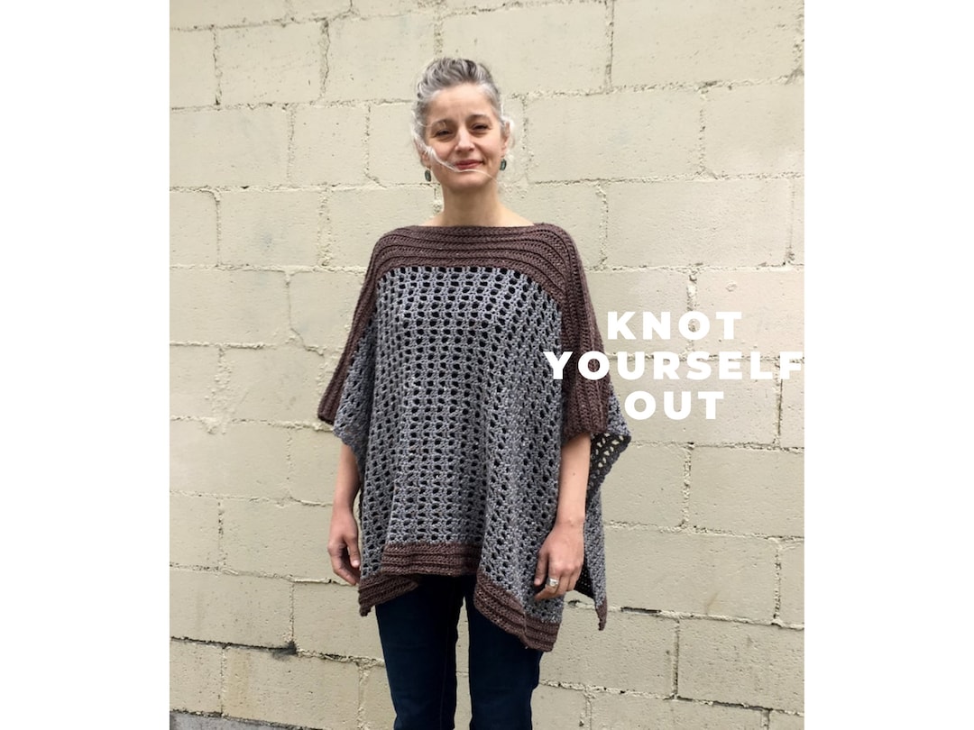 Easy Crochet Poncho PATTERN, Easy Crochet Sweater, Easy Shawl Pattern ...