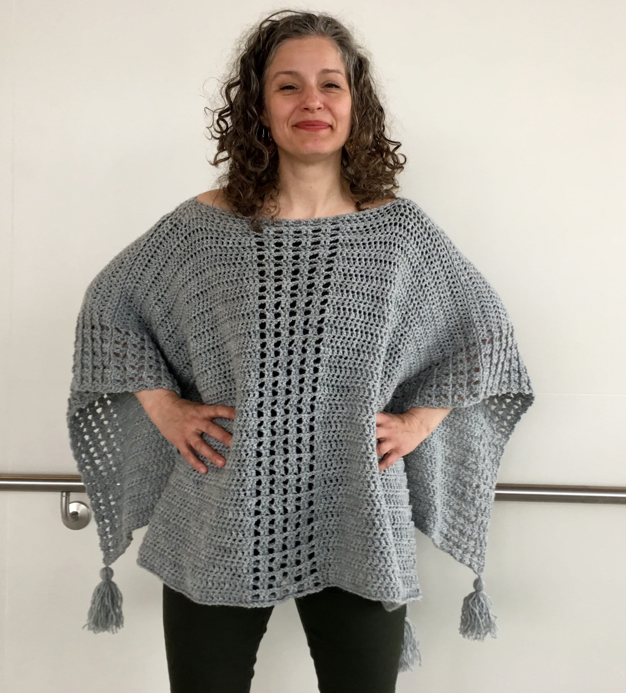 Crochet Ruana PATTERN, Crochet Poncho Pattern, Easy Crochet Wrap ...