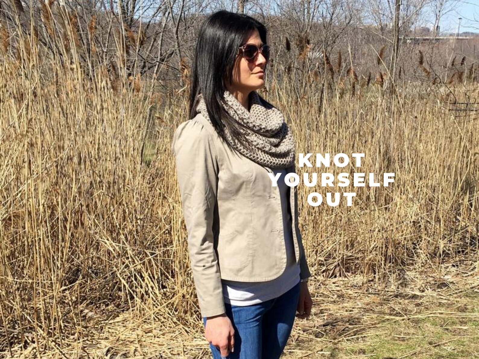 Easy Crochet Cowl Scarf PATTERN PDF Long Cowl Pattern - Etsy Canada