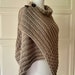 Beginner Button Shawl Button Wrap Crochet Pattern, Easy Crochet Button ...
