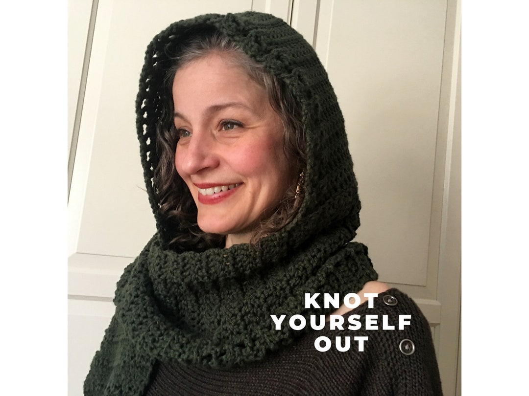 Crochet Hooded Scarf PATTERN, Scoodie Crochet Pattern, Hooded Scarf ...