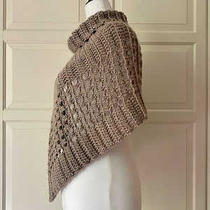 Beginner Button Shawl Button Wrap Crochet Pattern, Easy Crochet Button ...