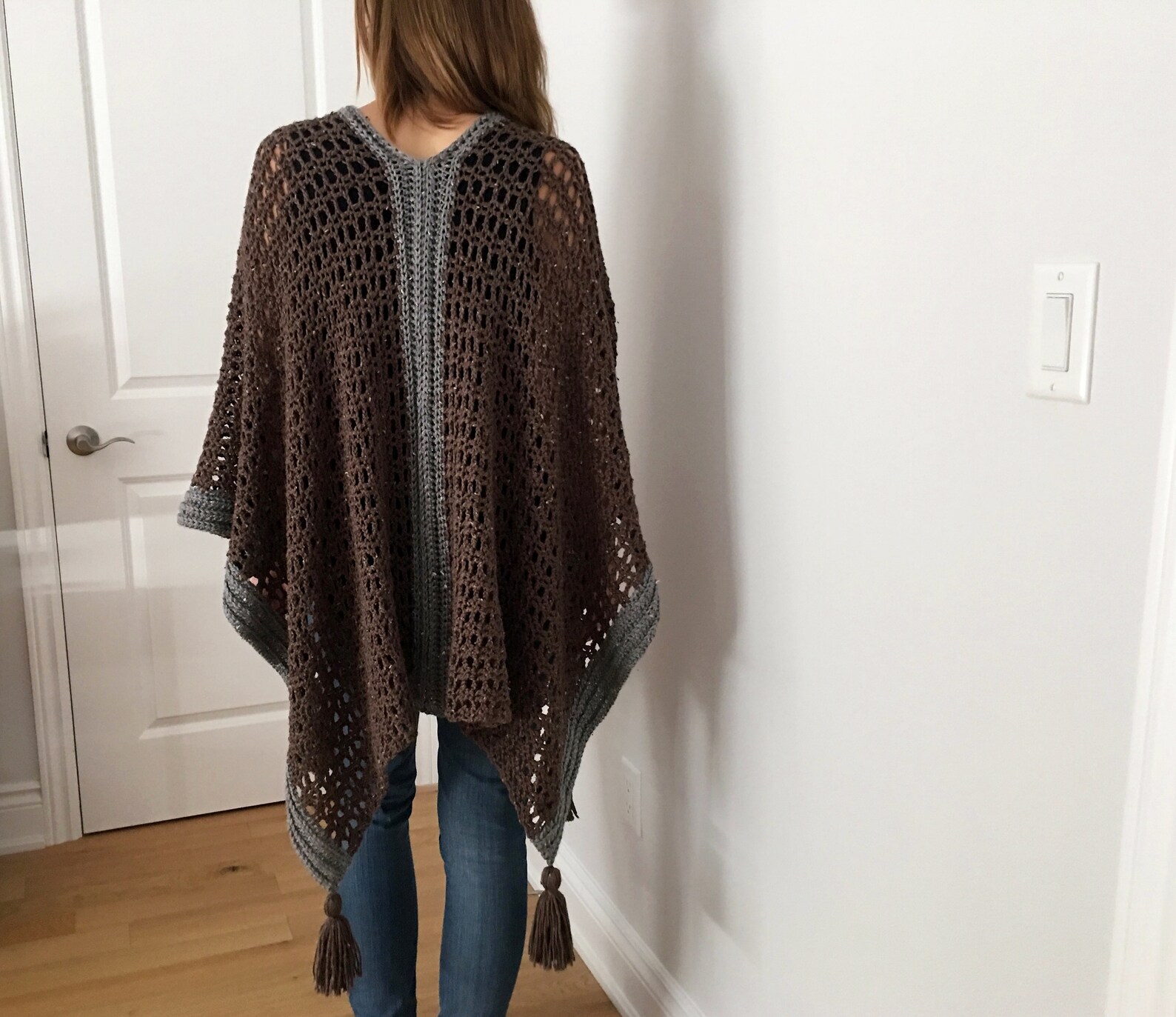 Easy Crochet Ruana PATTERN Crochet Wrap Pattern Easy Crochet - Etsy