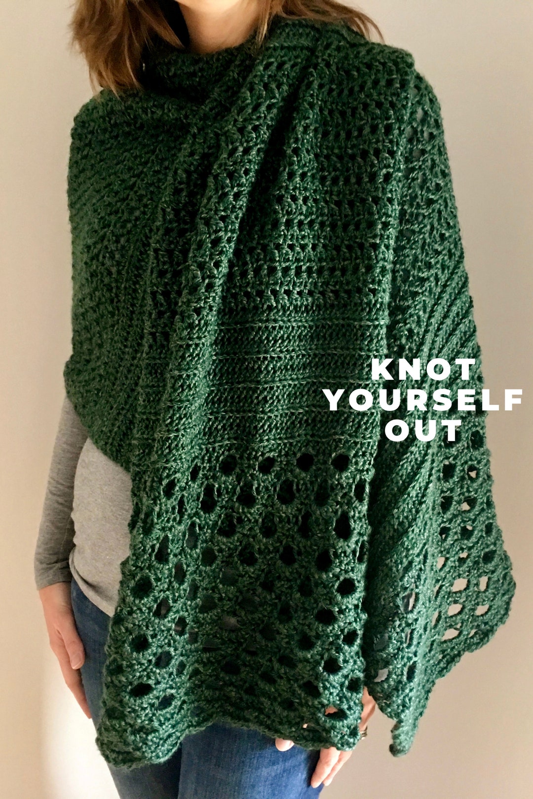 Digital Download PDF * for Crocheted Wrap Pattern - Etsy