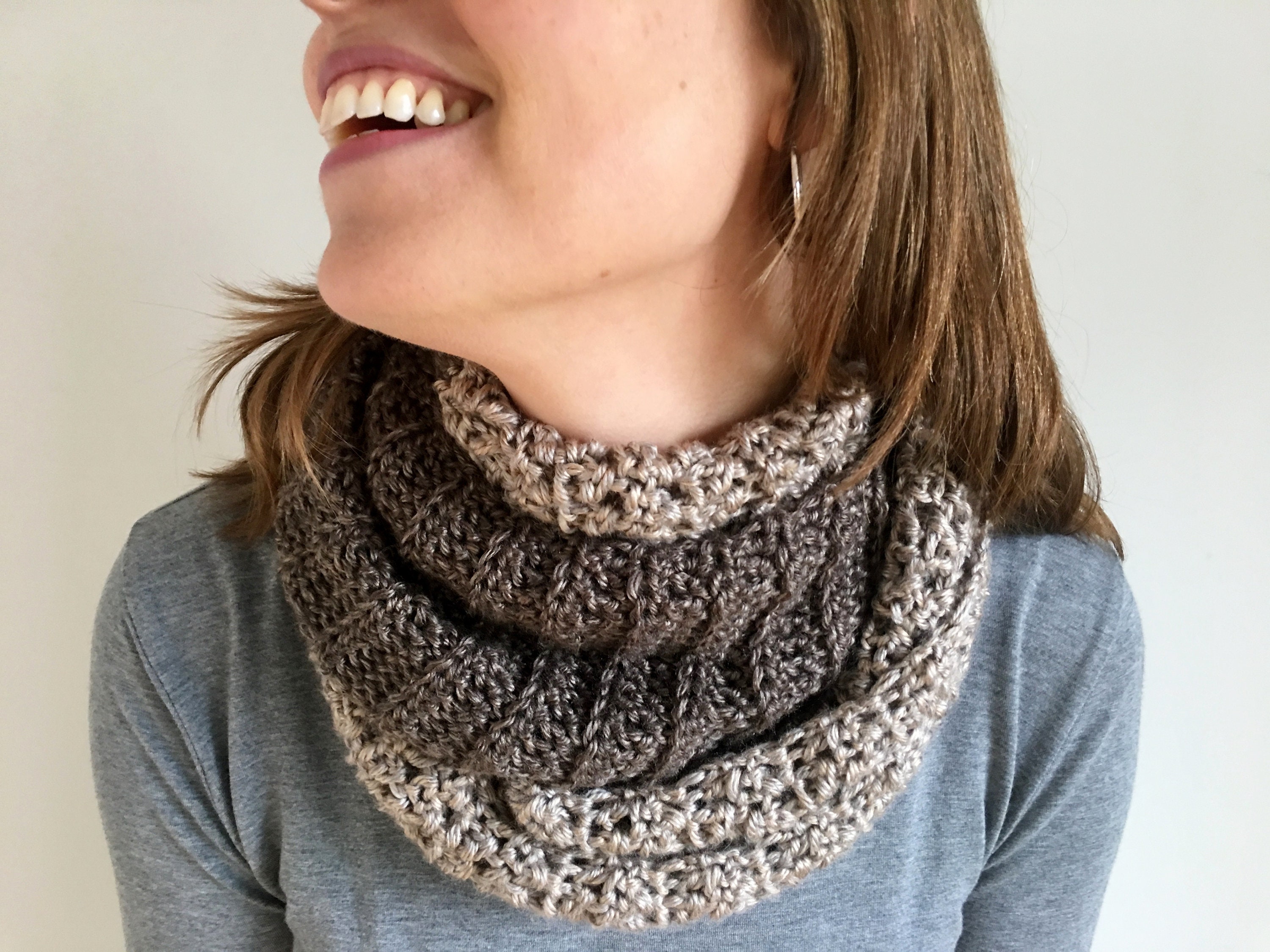 Easy Cowl Crochet PATTERN Cowl Scarf Pattern Easy Cowl - Etsy