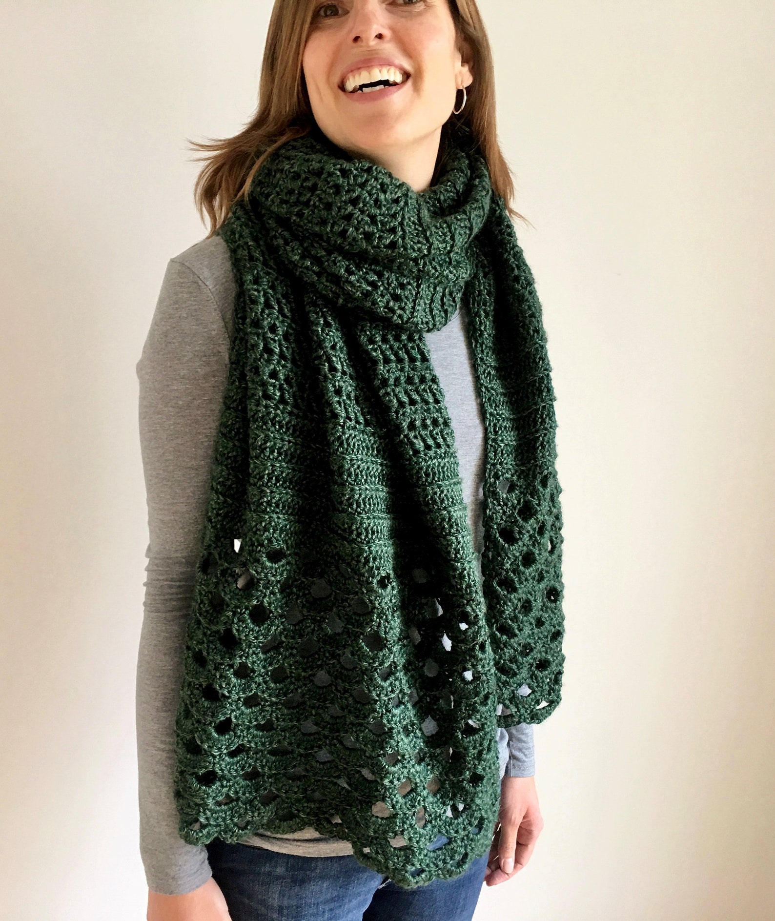 Crochet Wrap PATTERN Crochet Scarf Pattern for Women Crochet - Etsy