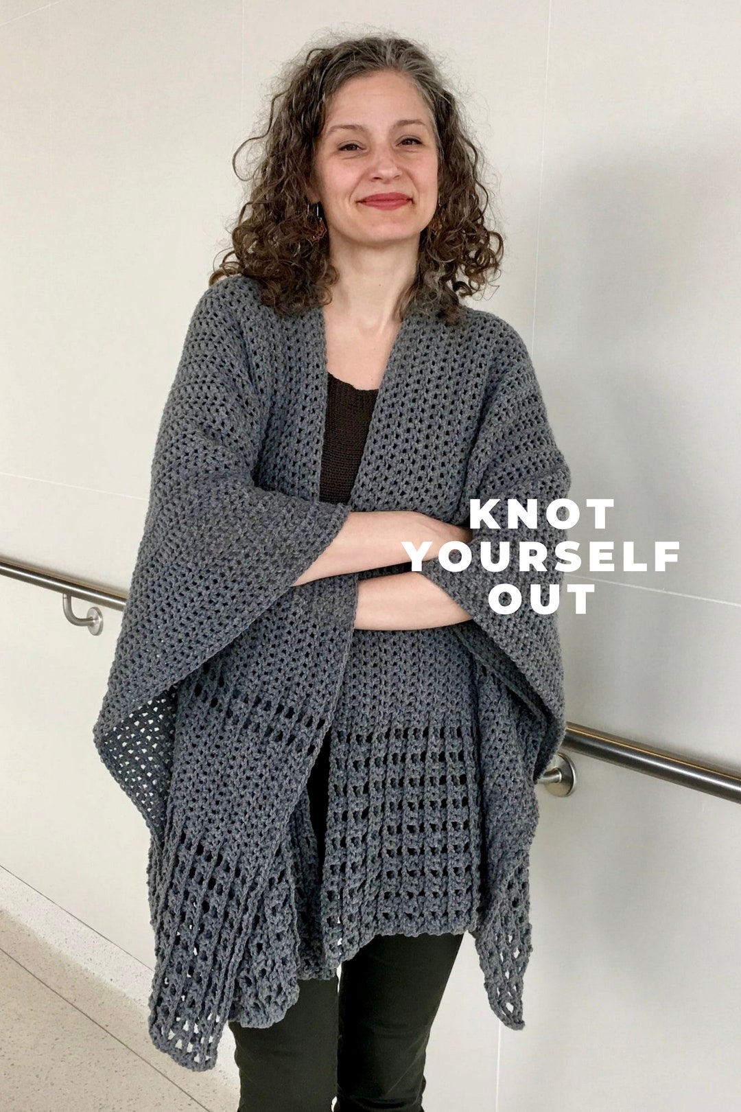 Crochet Wrap PATTERN, Crochet Ruana Pattern, Poncho, Crochet Patterns ...