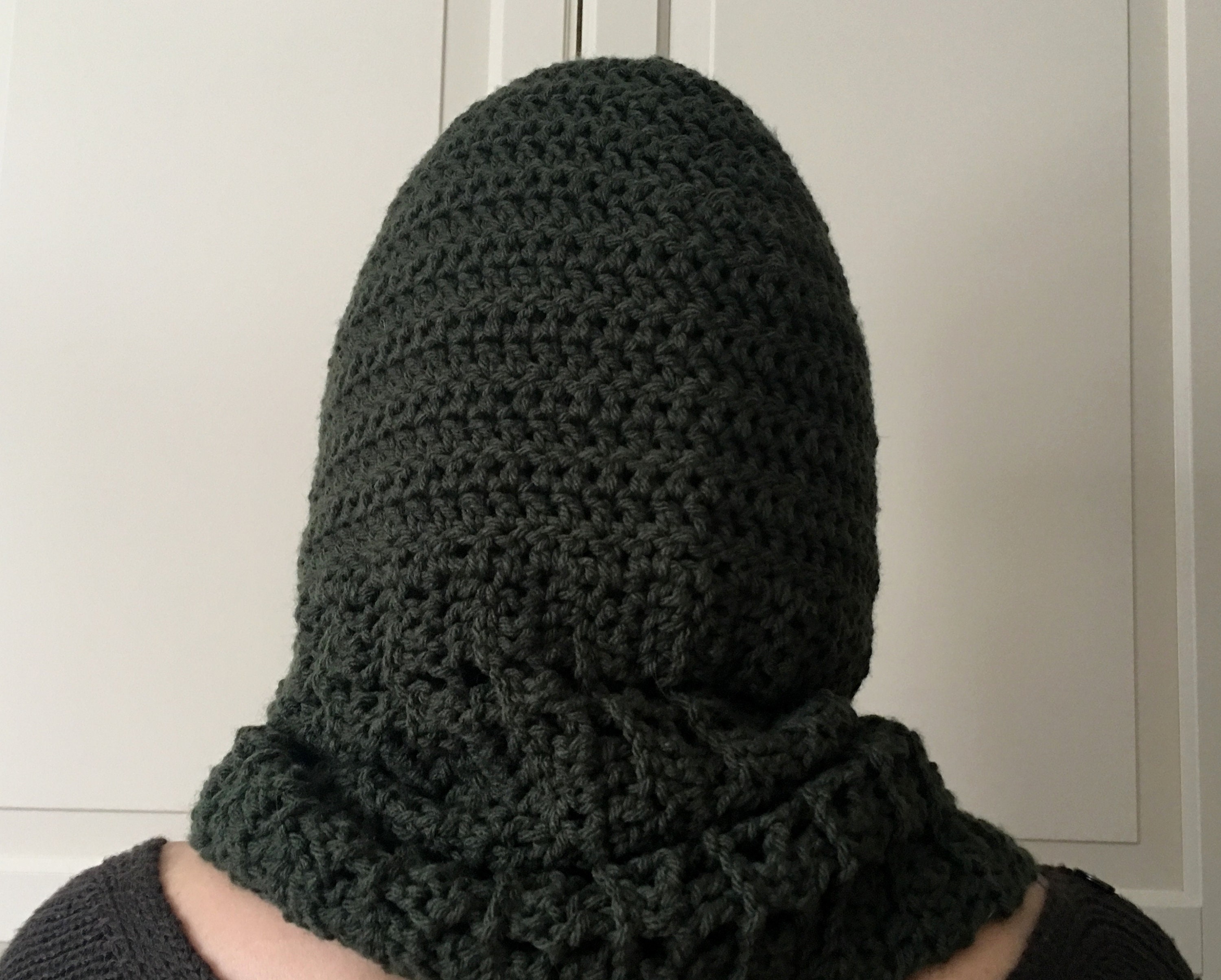 Crochet Hooded Scarf PATTERN, Scoodie Crochet Pattern, Hooded Scarf ...