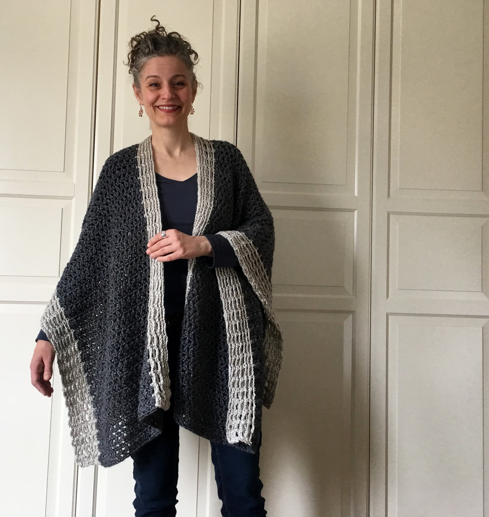 Crochet Wrap PATTERN, Crochet Sweater Pattern, Blanket Shawl, Shrug ...