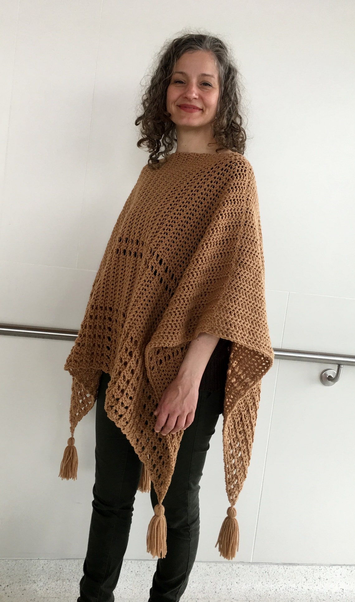Crochet Poncho PATTERN Easy Crochet Wrap Pattern Easy - Etsy