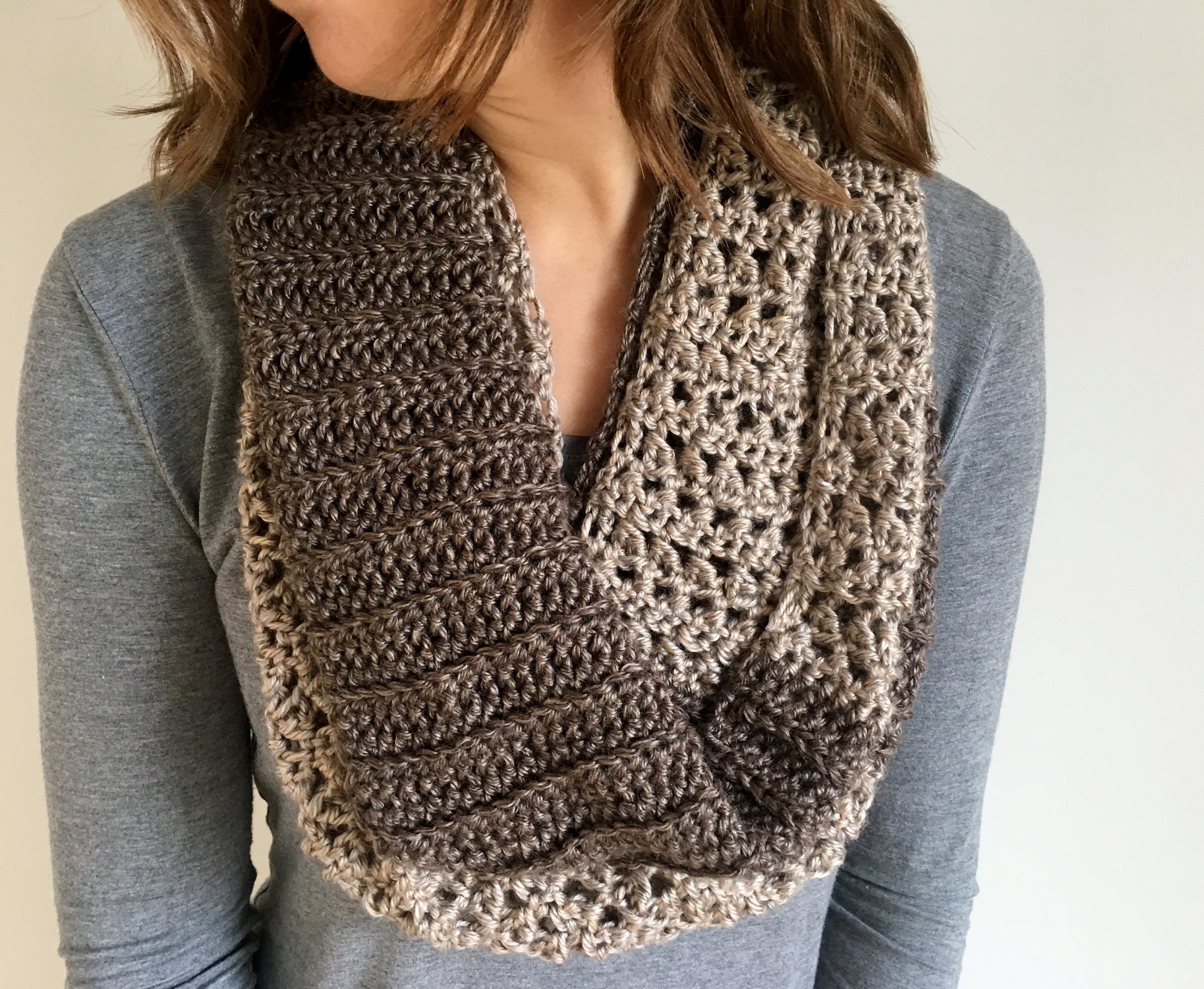 Easy Cowl Crochet PATTERN Cowl Scarf Pattern Easy Cowl | Etsy
