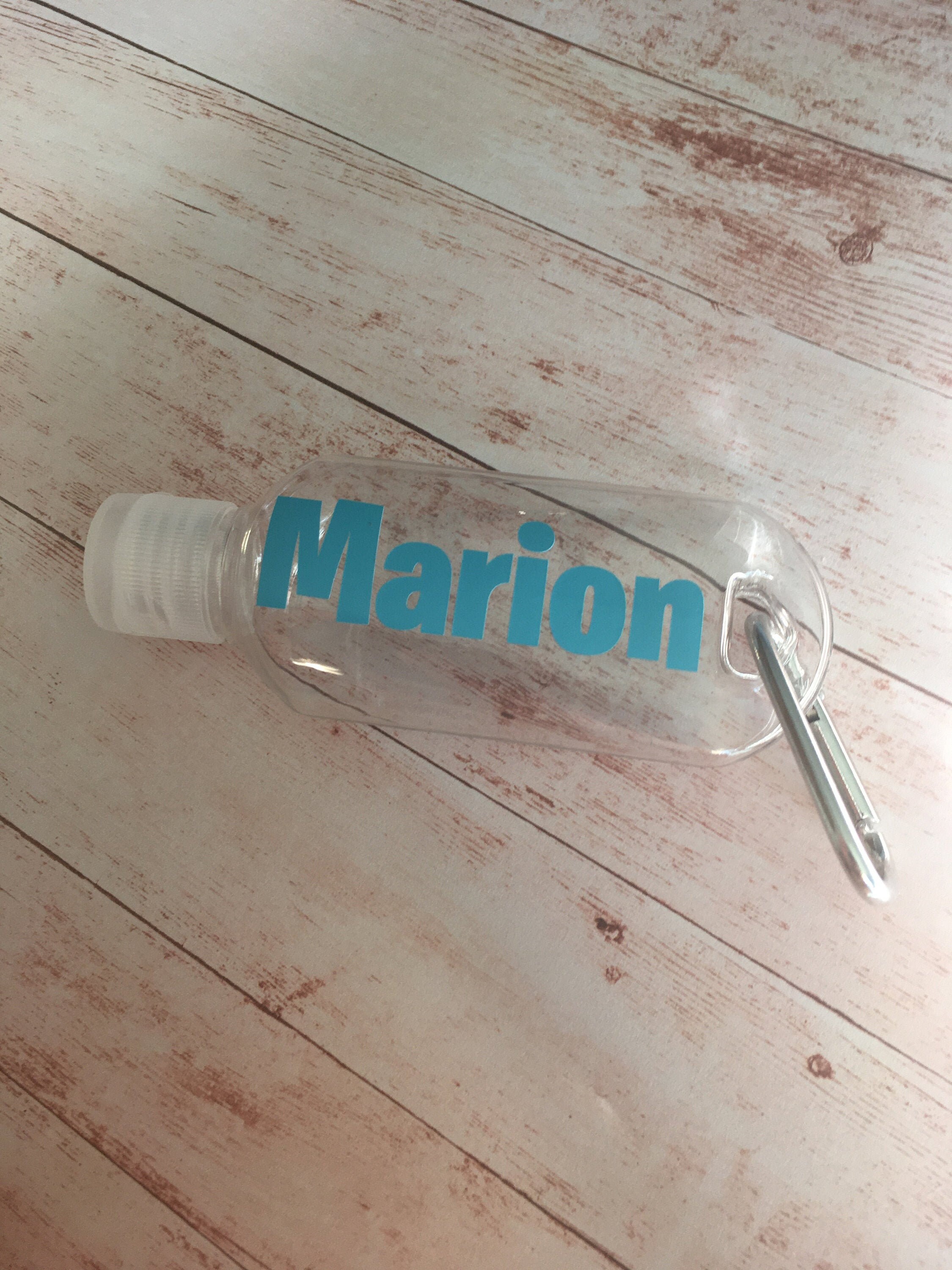 Personalised 50ml bottle key holder | Etsy