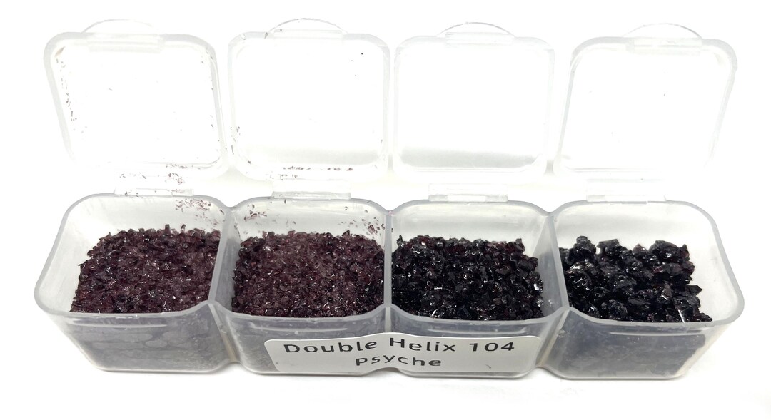 Double Helix 104 COE Psyche Glass Frit Collection of 3 Different Sizes ...