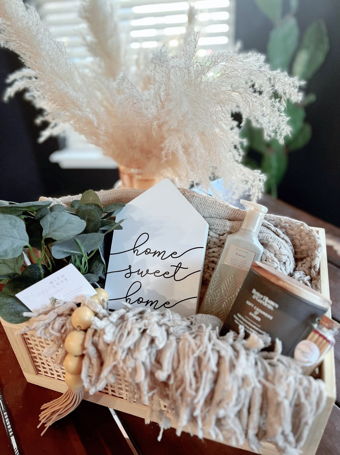 Cozy House Warming/closing Gift Basket - Etsy