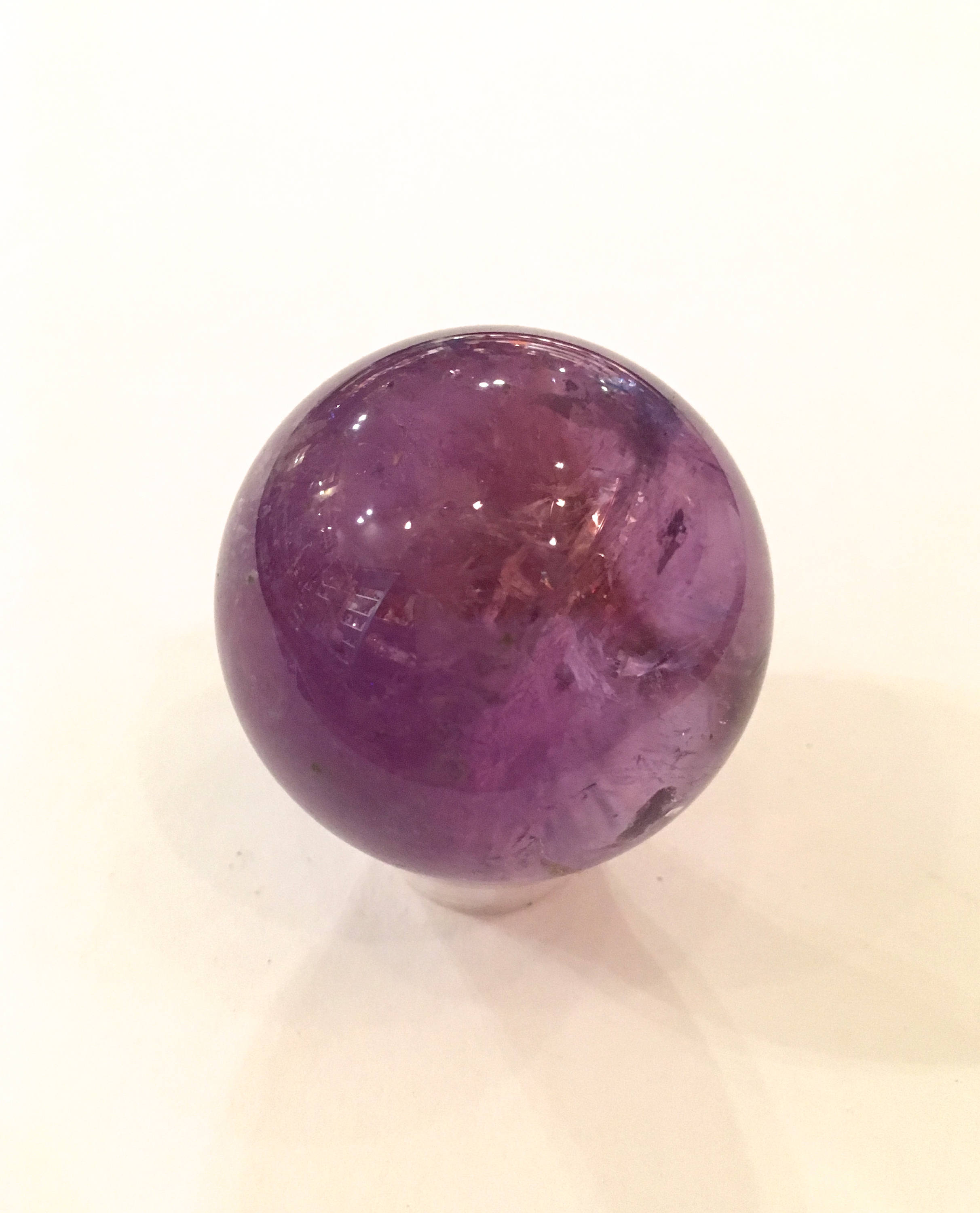 AMETHYST Sphere// Healing Gemstone// Polished SPHERE// Home Decor ...