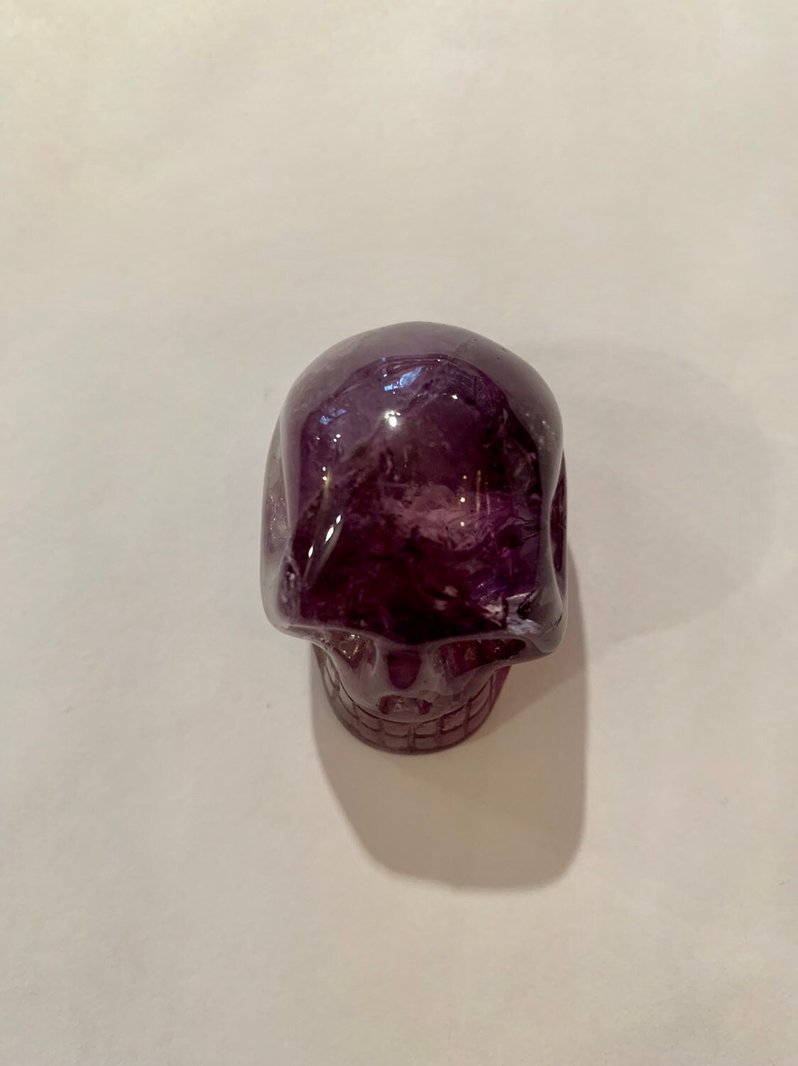 AMETHYST Skull// Carved Skull/ Healing Gemstones// Home Decor/ Healing ...