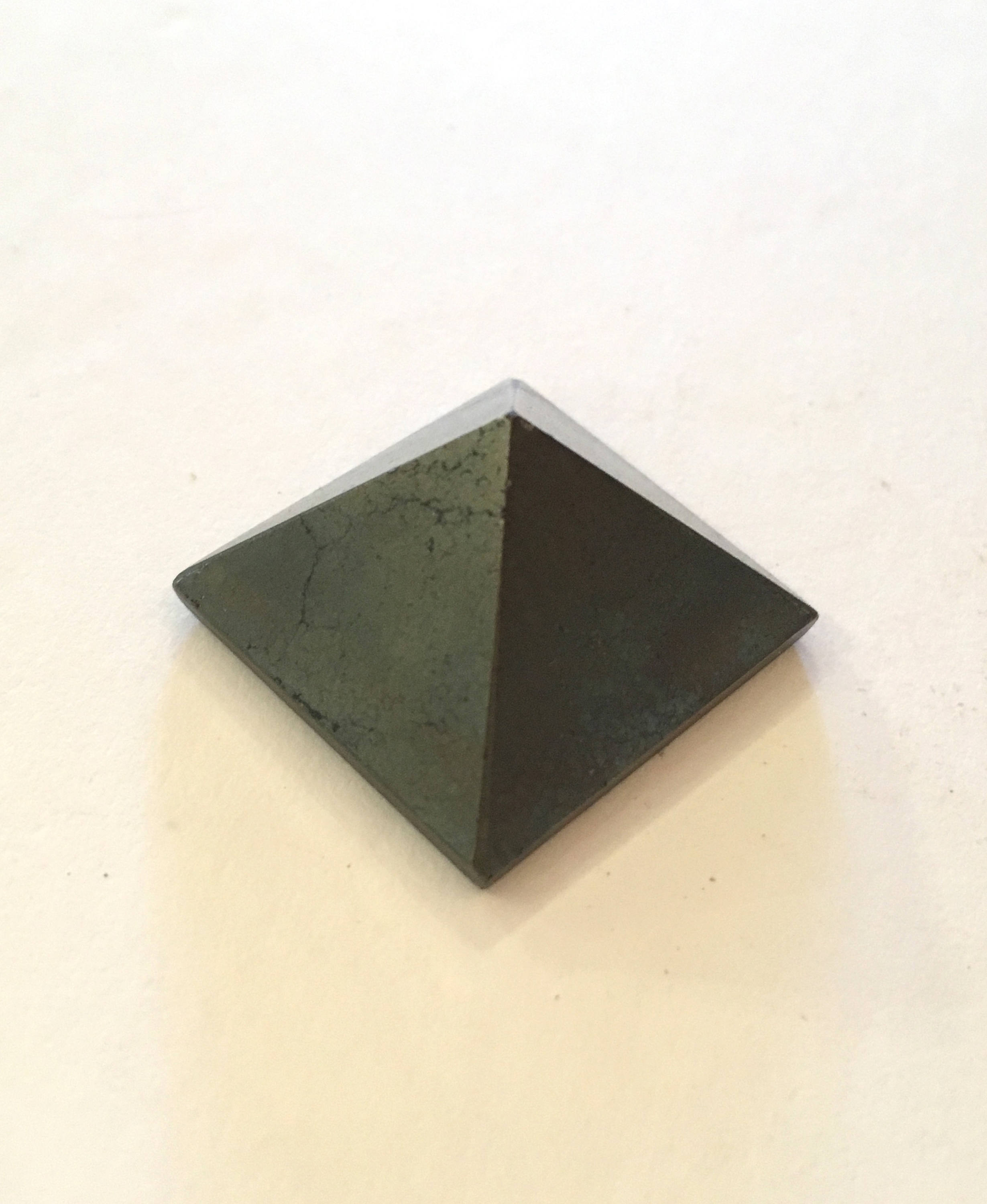 PYRITE Pyramid// Crystal PYRAMID// Fools GOLD Pyramid// Stone Carved ...