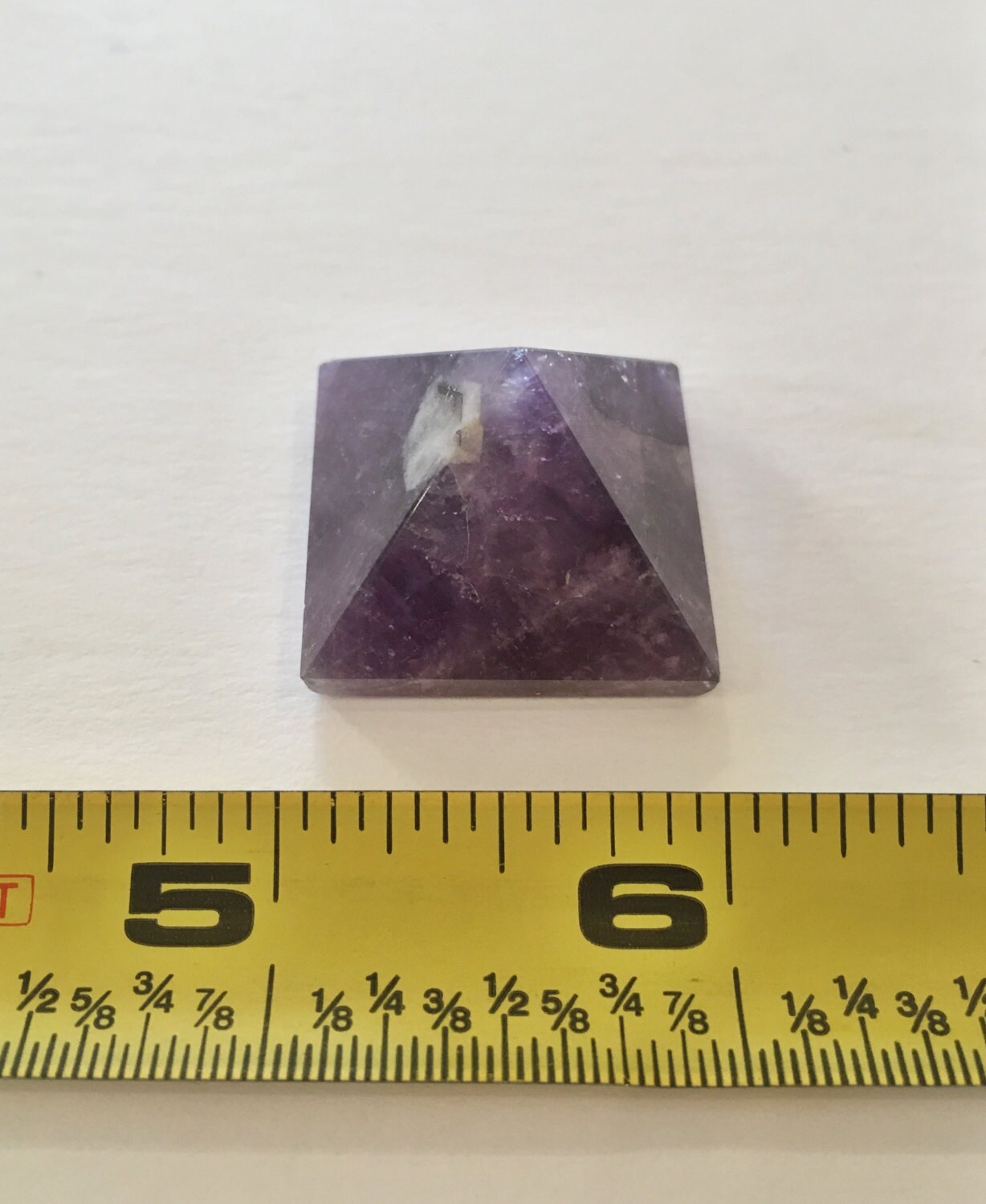 AMETHYST Pyramid// Crystal PYRAMID// Stone Carved Pyramid// Amethyst ...