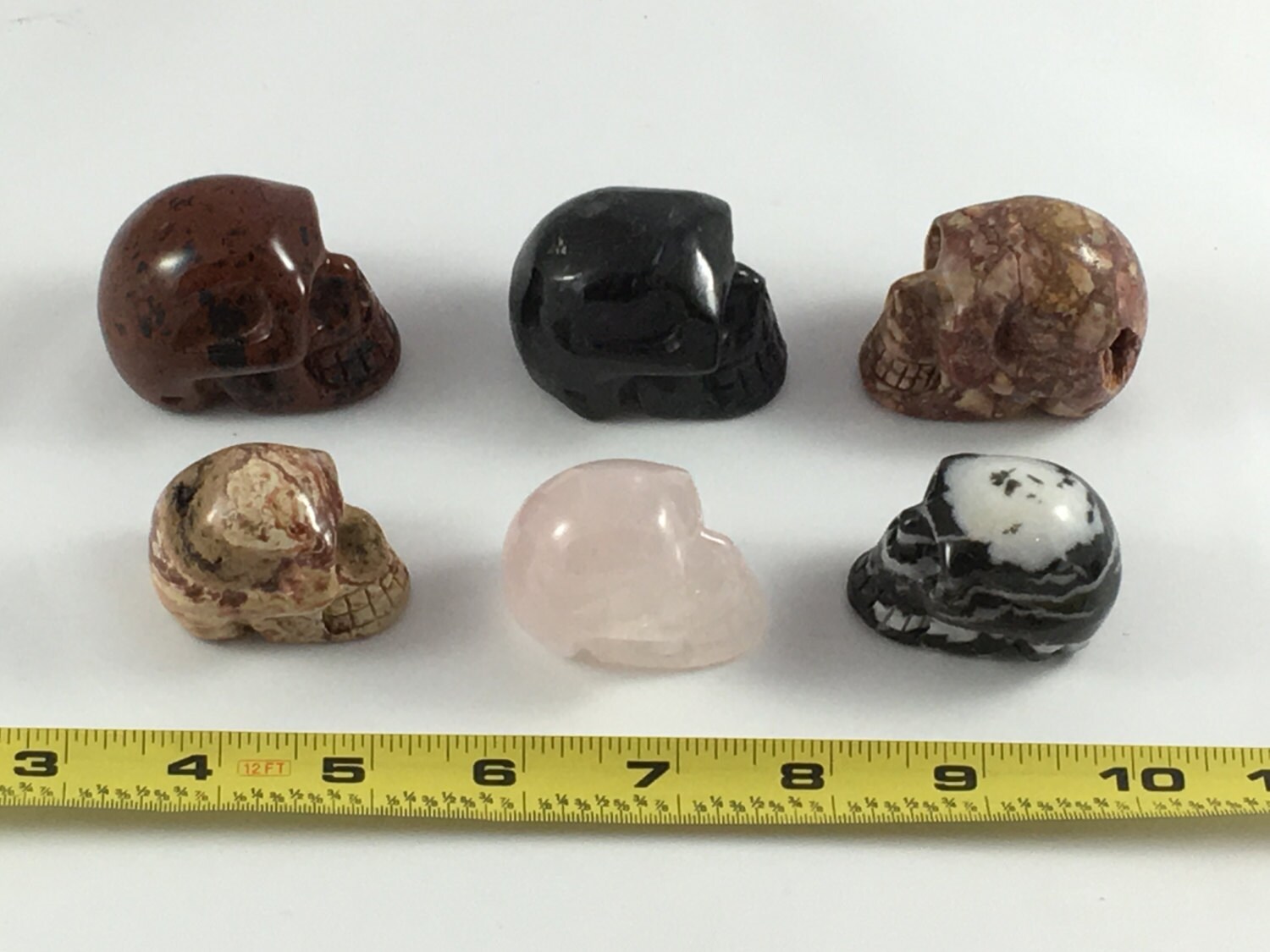 Assorted Healing Crystal Skulls// Healing Gemstones// Home Decor ...