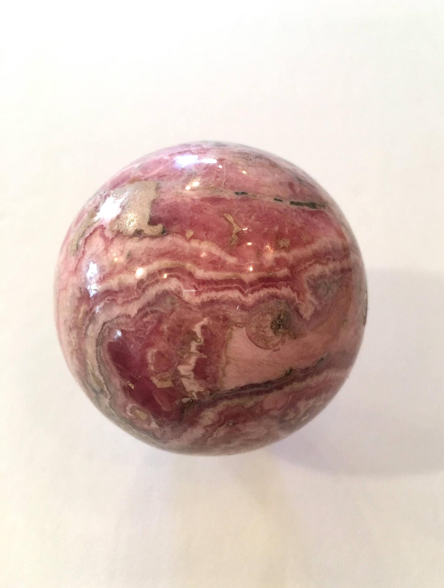 RHODOCHROSITE Sphere// Crystal Sphere// Rhodochrosite Orb// Healing ...