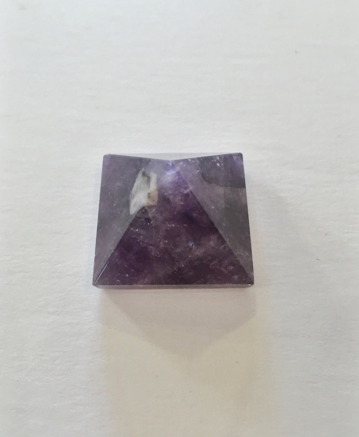 AMETHYST Pyramid// Crystal PYRAMID// Stone Carved Pyramid// Amethyst ...