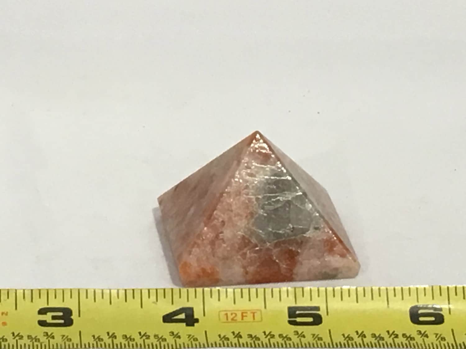 SUNSTONE Pyramid// Sunstone// Crystal PYRAMID// Sunstone Pyramid ...