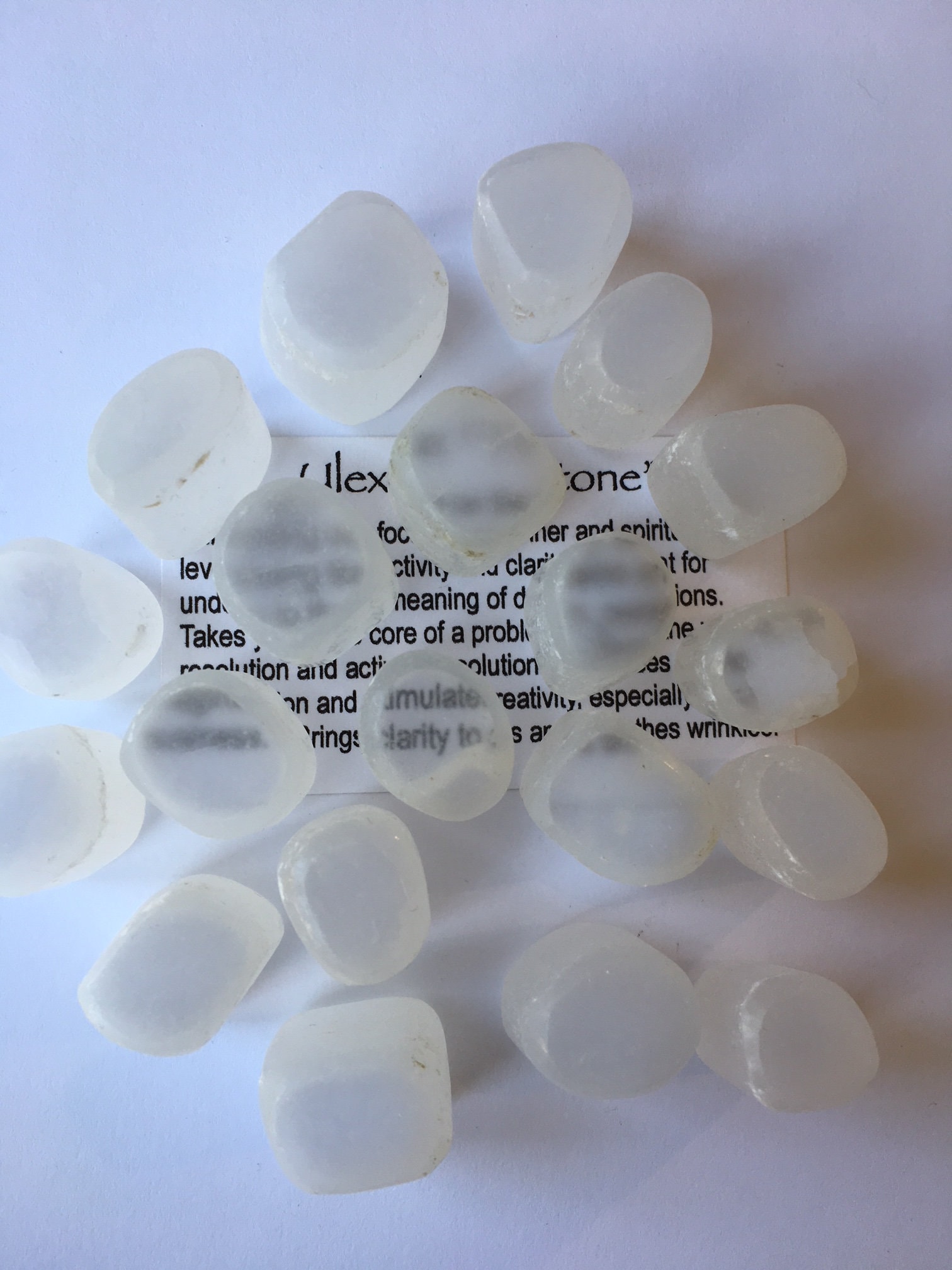 Beautiful Tumbled ULEXITE Healing Gemstone// Tumbled Ulexite/ Tumbled ...