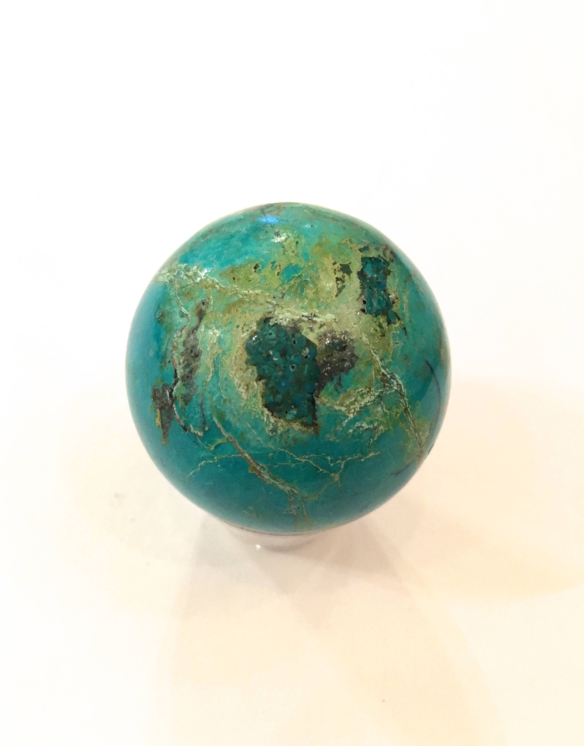 CHRYSOCOLLA Sphere// Crystal Sphere// Healing Gemstone// Crystal Ball ...