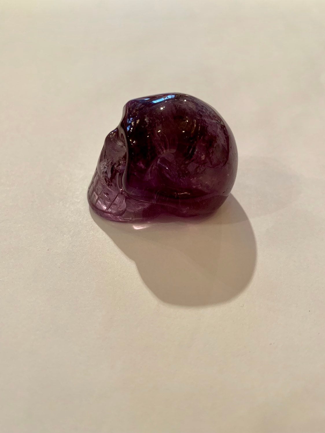 AMETHYST Skull// Carved Skull/ Healing Gemstones// Home Decor/ Healing ...