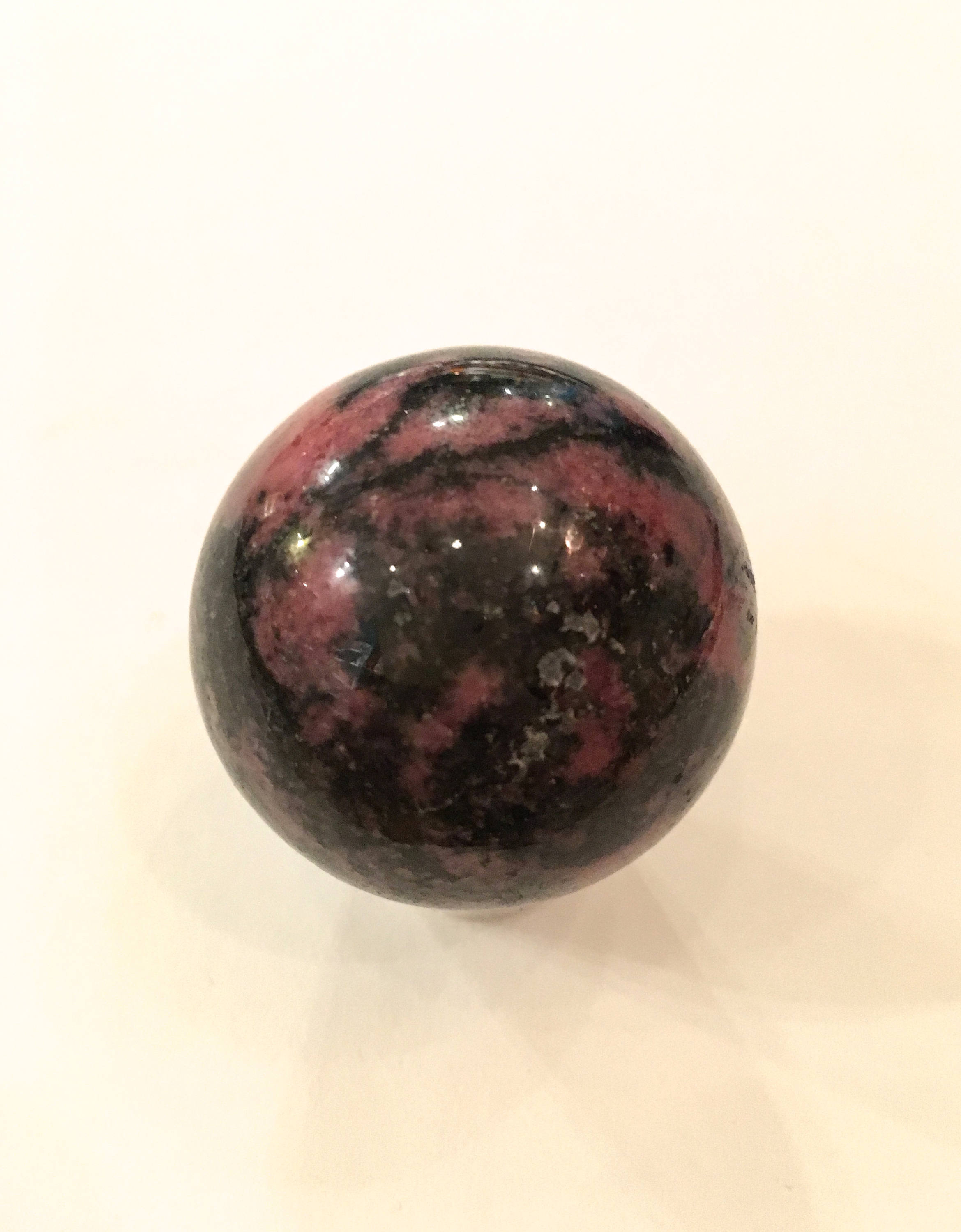 RHODONITE Sphere// Crystal Sphere// Rhodonite Orb// Rhodonite// Healing ...