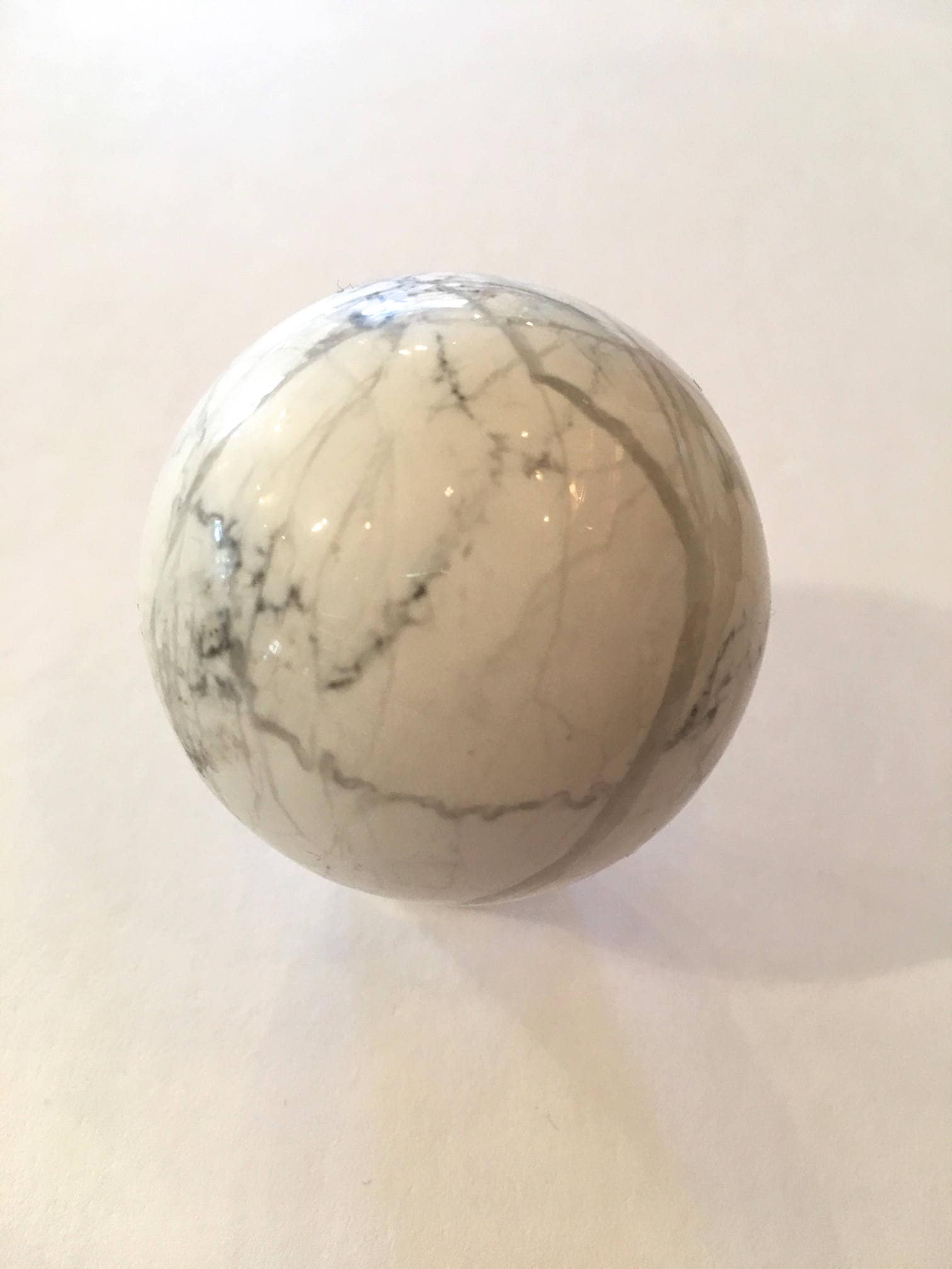 WHITE HOWLITE Sphere// Howlite Sphere// Crystal Sphere// Healing ...