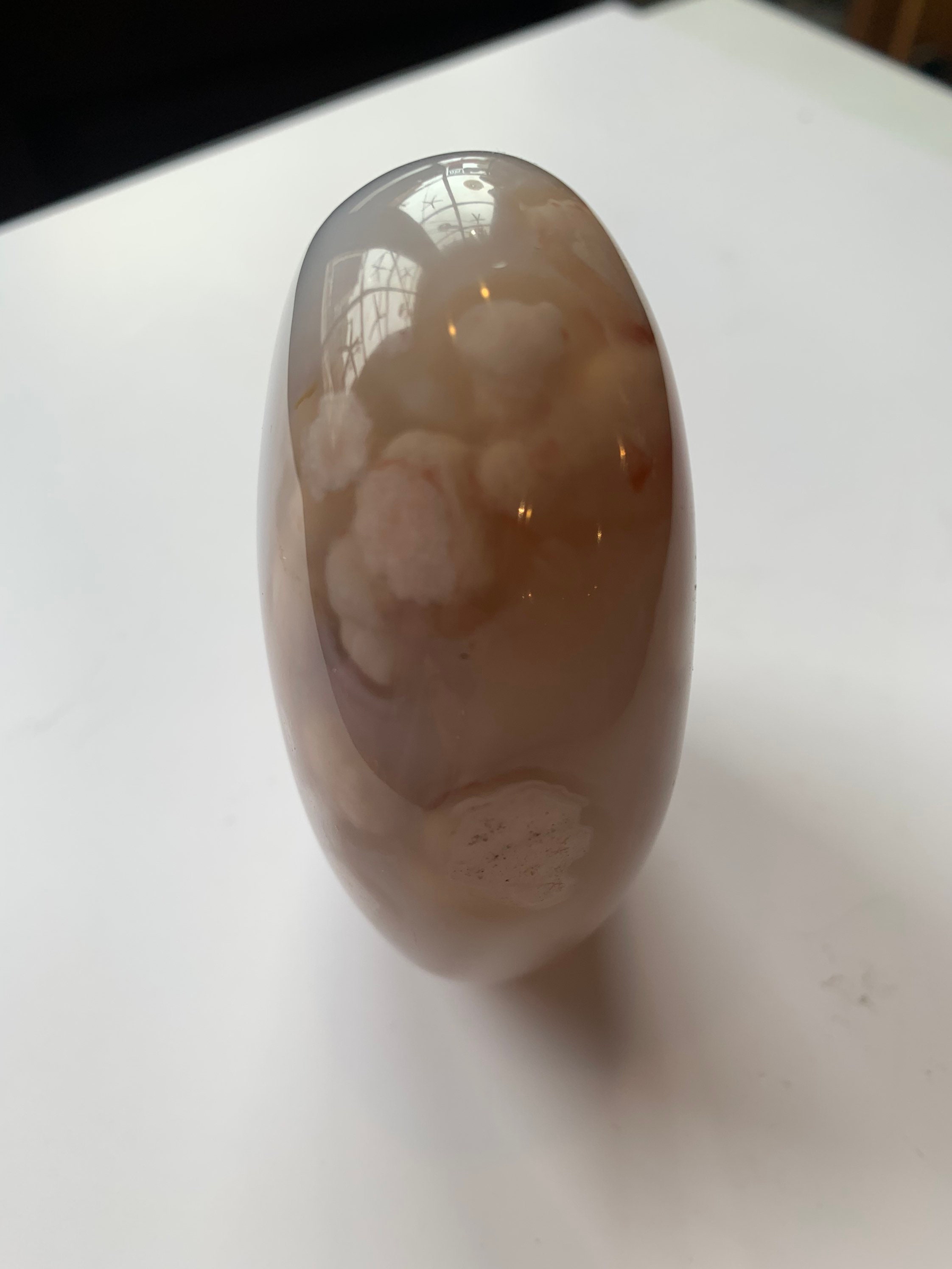 FLOWER AGATE// Polished Flower Agate Statement Piece// Healing Gemstone ...