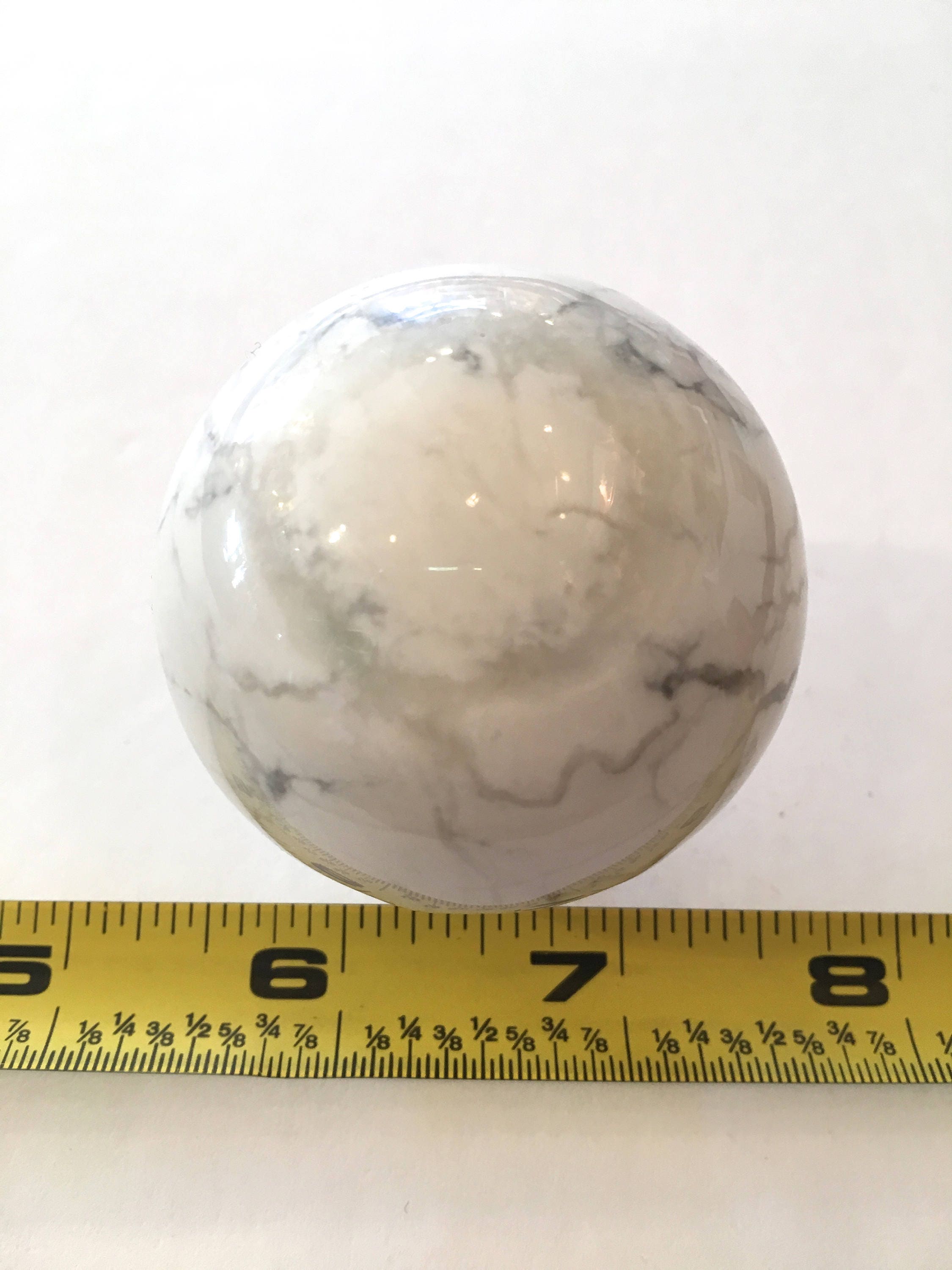 WHITE HOWLITE Sphere// Howlite Sphere// Crystal Sphere// Healing ...
